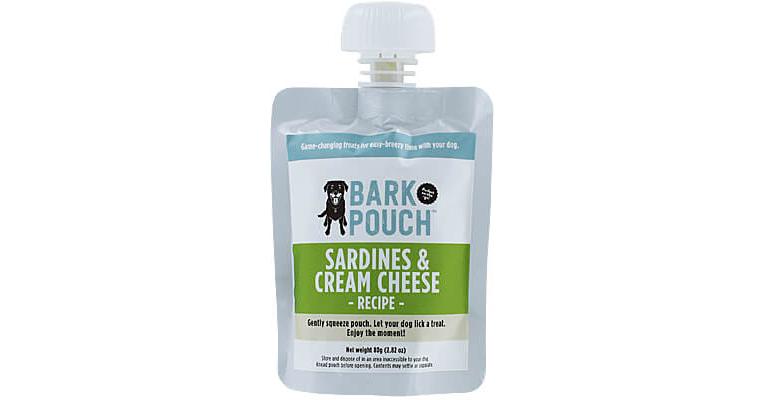 Bark Pouch - Sardines & Cream Cheese, 80 gm Pouch - Clean Run